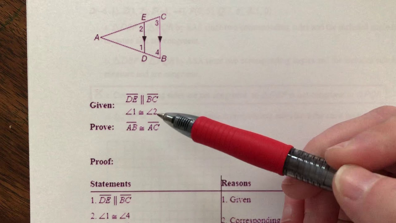 Chapter 4 Assignment Review