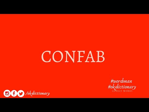 confab meaning | okdictionary | wordman | 14 #shorts