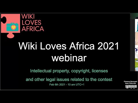 #WikiLoveAfrica 2021 : How IP, copyright, and licenses work on Wikipedia and Wikimedia Commons