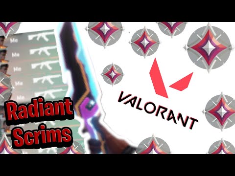 FRAGGING In RADIANT Scrims! -Valorant