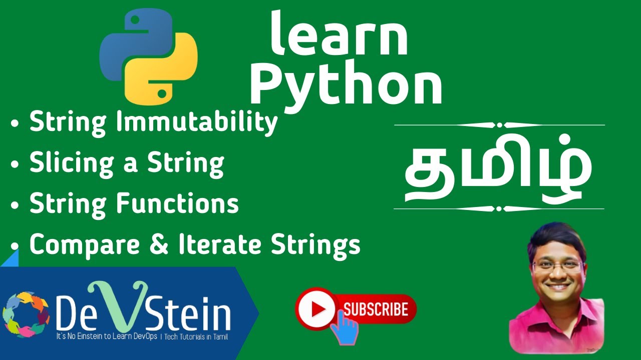 P05 Python in Tamil - Strings