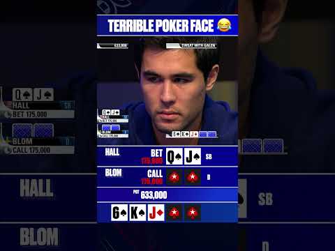 Involuntary Reaction 😂 #pokerface #PCA