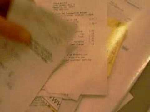 Organize the Receipts – Video of How I do it – Cricket Diane C Phillips ...