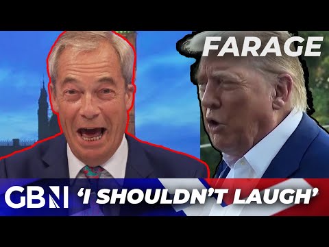 Nigel Farage in HYSTERICS over Donald Trump's FURIOUS Middle East rant: 'Hard not to laugh'