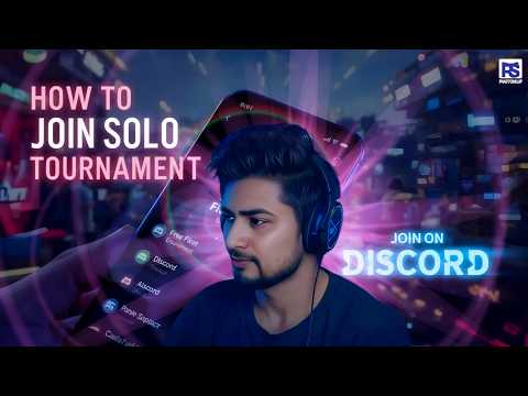 Solo Tournament Kaise Join Karein? | Discord Full Guide | RS