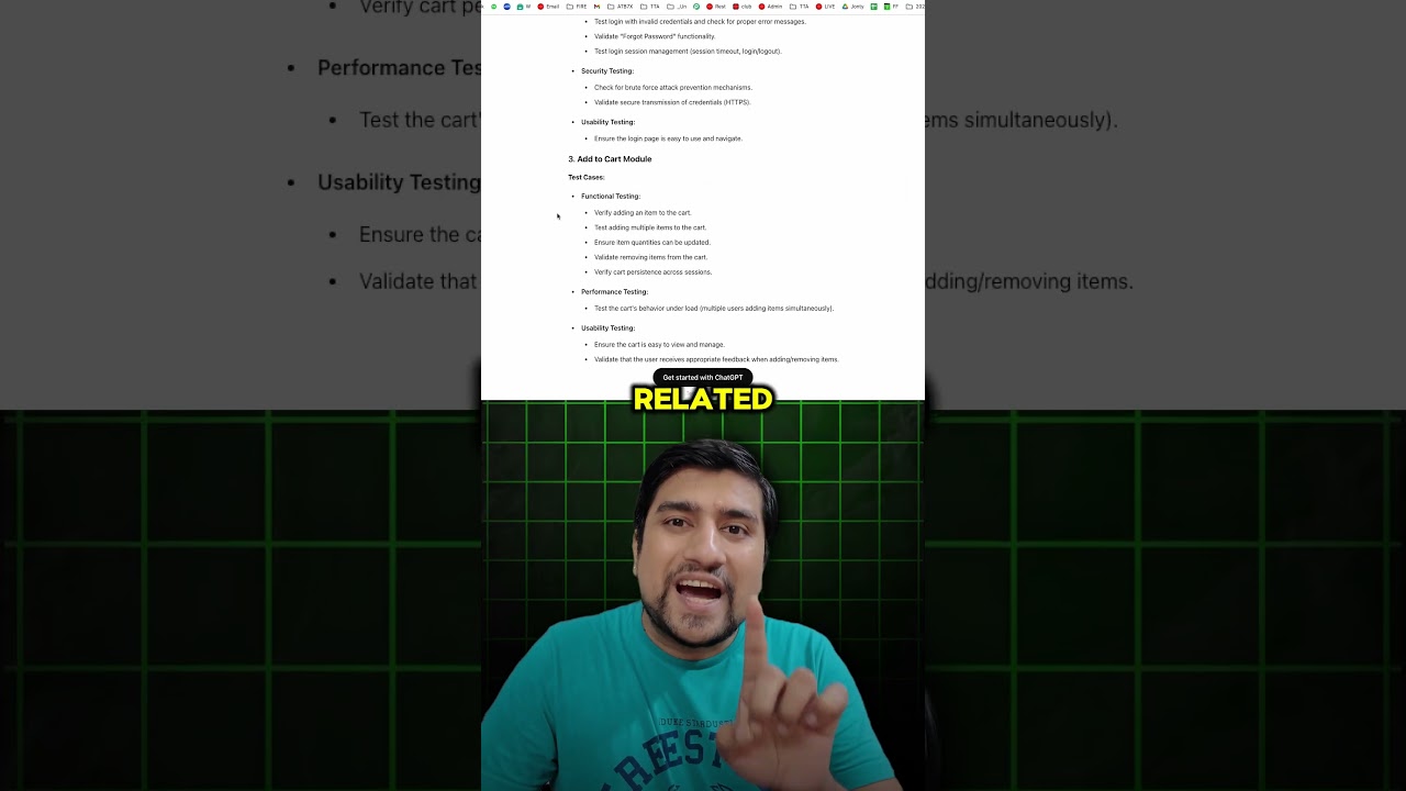How to turn chatGPT into a QA expert | Generative AI Day 1