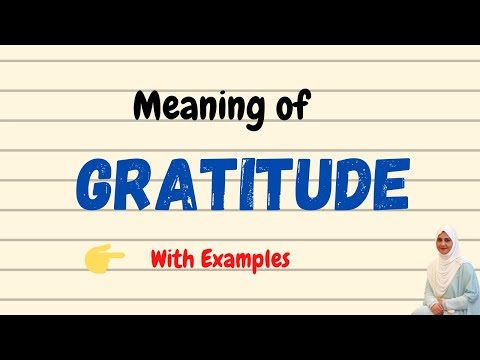 Daily vocabulary | Gratitude Meaning | Vocabgram