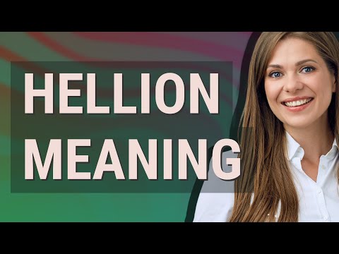 Hellion | meaning of Hellion