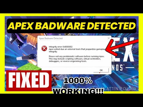 Fix Apex Legends "Badware Detected" Error 0x8000002
