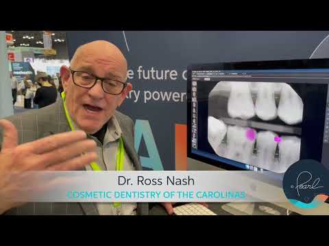 Dr. Ross Nash shows how Pearl's dental AI helps him evaluate cavities in patient x-rays.