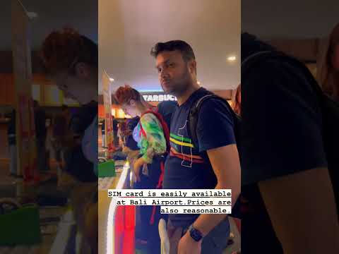 Convenient to get SIM card from Airport at Bali…#shorts #shortsvideo #travel