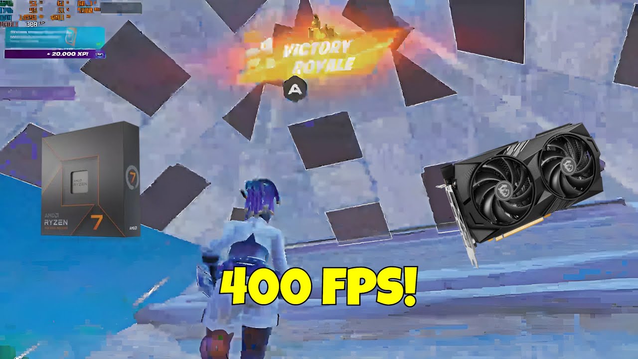 RTX 4060 + Ryzen 7 7700X | Fortnite Legacy Performance Mode Benchmark | Chapter 6 (1080p)