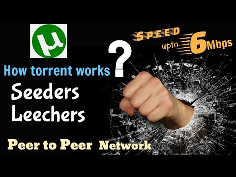 how torrent works? in Hindi/What is Seeders and leechers? /peer to peer network