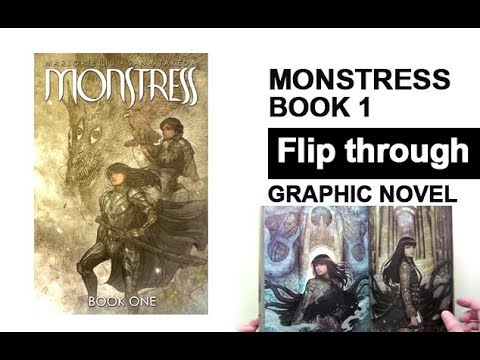 Monstress Book One Graphic Novel Flip Through Hardcover
