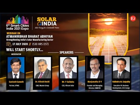 Webinar: Atmanirbhar Bharat Abhiyan Strengthening India’s Solar Manufacturing Sector