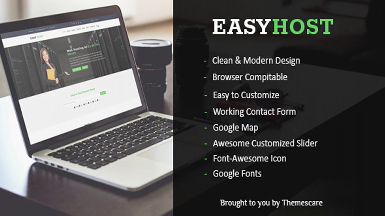 Easyhost - Domain & Hosting Template | Themeforest Website Templates and Themes