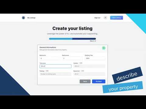 GetListing: GPT3 Powered Real Estate Listing Description Generator