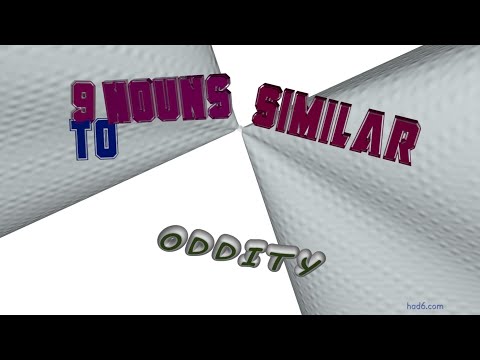 oddity - 11 nouns which are synonym of oddity (sentence examples)