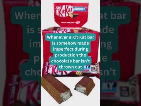 Did you know that filling in Kit Kat in made from damaged Kit Kats? #kitkat #didyouknow