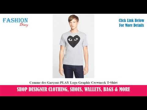 ★★★ Comme des Garçons PLAY Logo Graphic Crewneck T-Shirt ★★★