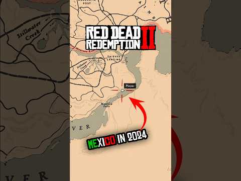 This is how you can travel to Mexico in 2024 in RDR2 #rdr2 #shorts #gaming #reddeadredemption2