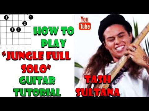 How to play Jungle Guitar - Tash Sultana FULL SOLO!! Como tocar Jungle Guitarra