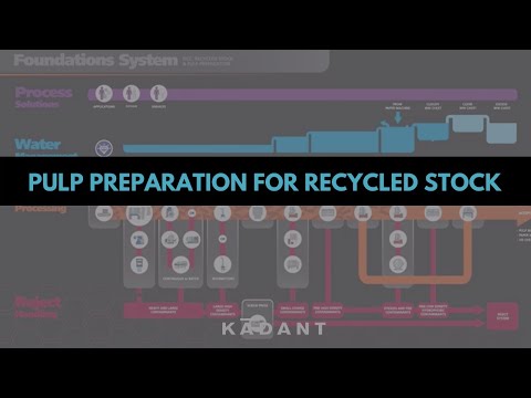 Pulp Preparation for Recycled Stock