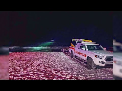 Rescue teams locate man stranded in the Gulf after 2-hour search