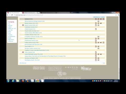 A quick tour of Hymnary.org