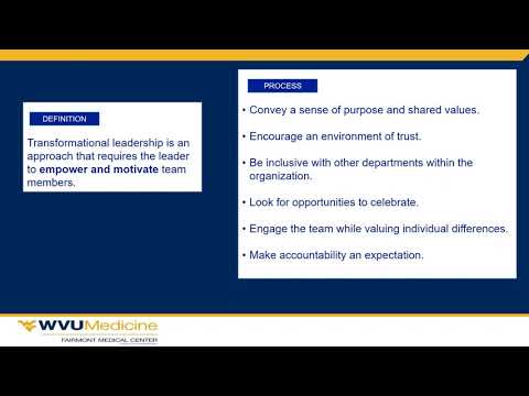 A Conceptual Application of Transformational Leadership in Building a Positive Nursing Culture