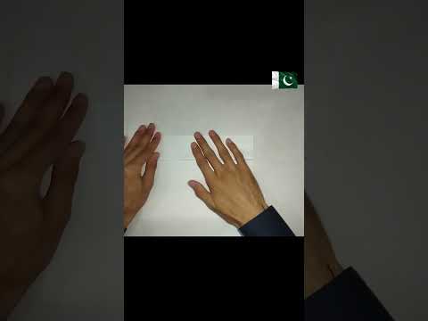 How To Make Paper Pakistani flag. Step by Step. Drawing and Coloring
