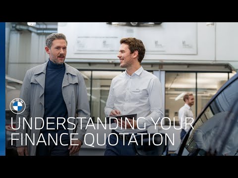 Understanding Your Finance Quotation | BMW Financial Services UK