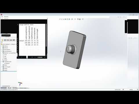 How to Create an Excel Design Table in SolidWorks: Step-by-Step Tutorial