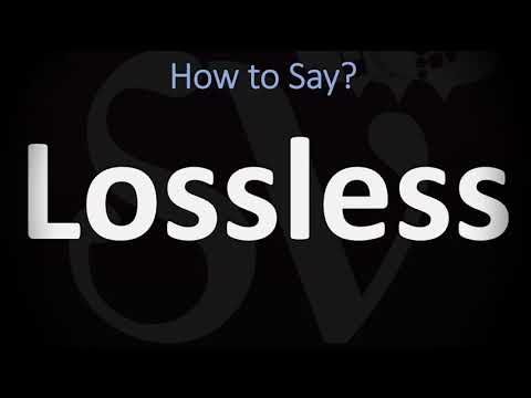 How to Pronounce Lossless? (CORRECTLY)