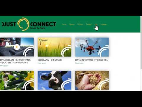 Inloggen op www.DjustConnect.be