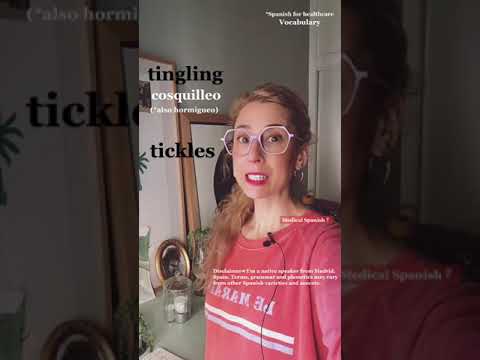 How to pronounce TICKLES & TINGLING in Spanish.