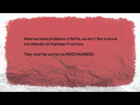 Mixed Numbers and Top Heavy Fractions – Maths Junction