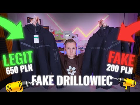 Nike TECH FLEECE REAL vs FAKE! 🥷 Jak rozpoznać podróbkę na Vinted i zrobić legit check Drillowca.