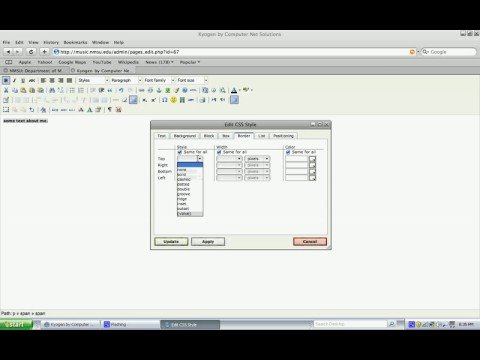 WYSIWYG Editor