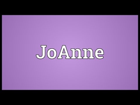 JoAnne Meaning