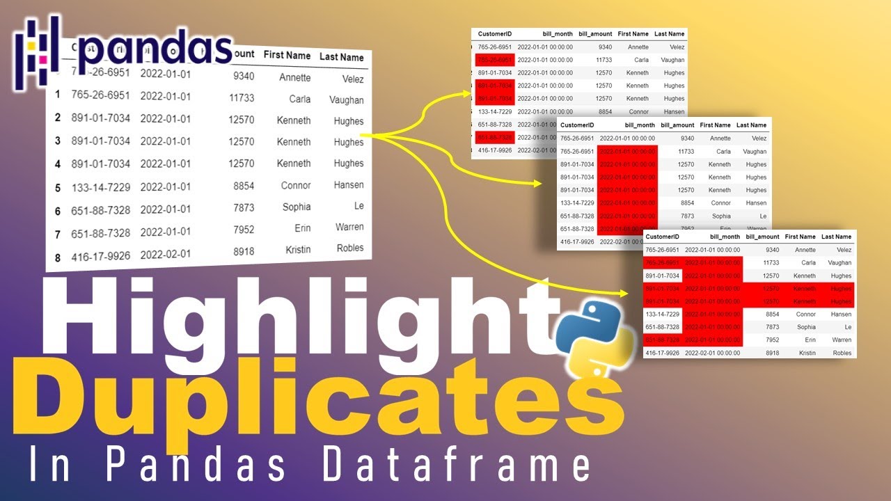 Data Science Tips: Highlighting Duplicate Rows in Pandas DataFrame