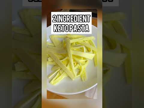2-ingredient, EASY Keto Pasta Recipe | Best Diabetic Pasta Recipes #shorts
