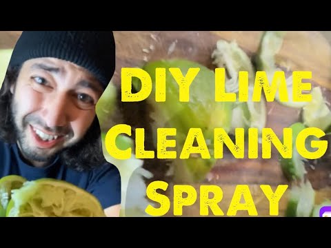 DIY Lime Cleaning Spray | Save Lime Peels | by creative explained