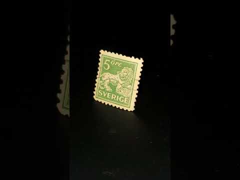 Sweden Sverige Lion 5ore Postage Stamp