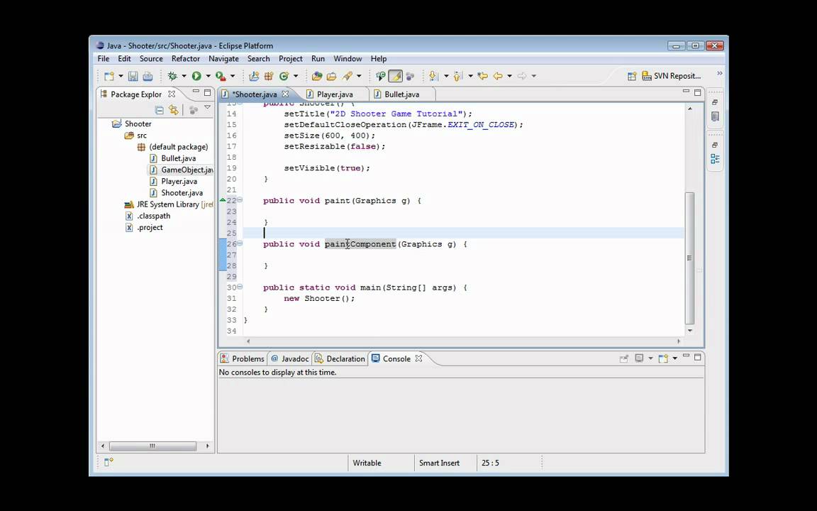 [Java] Basic Game: Shooter Part 2