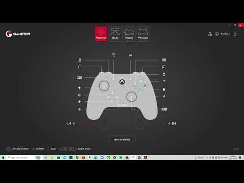2024 04 28 Gamesir G7SE settings for Daniel