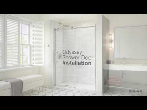 MAAX Odyssey Shower Door Installation