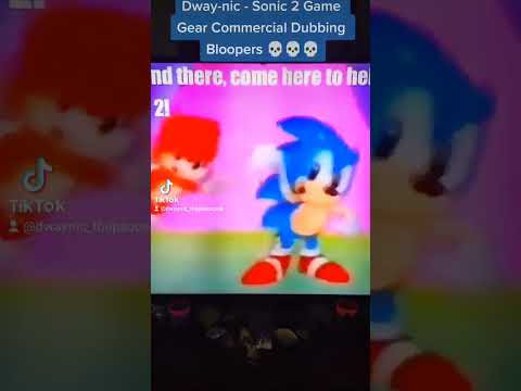 Bloopers - Old Sonic 2 Game Gear Commercial