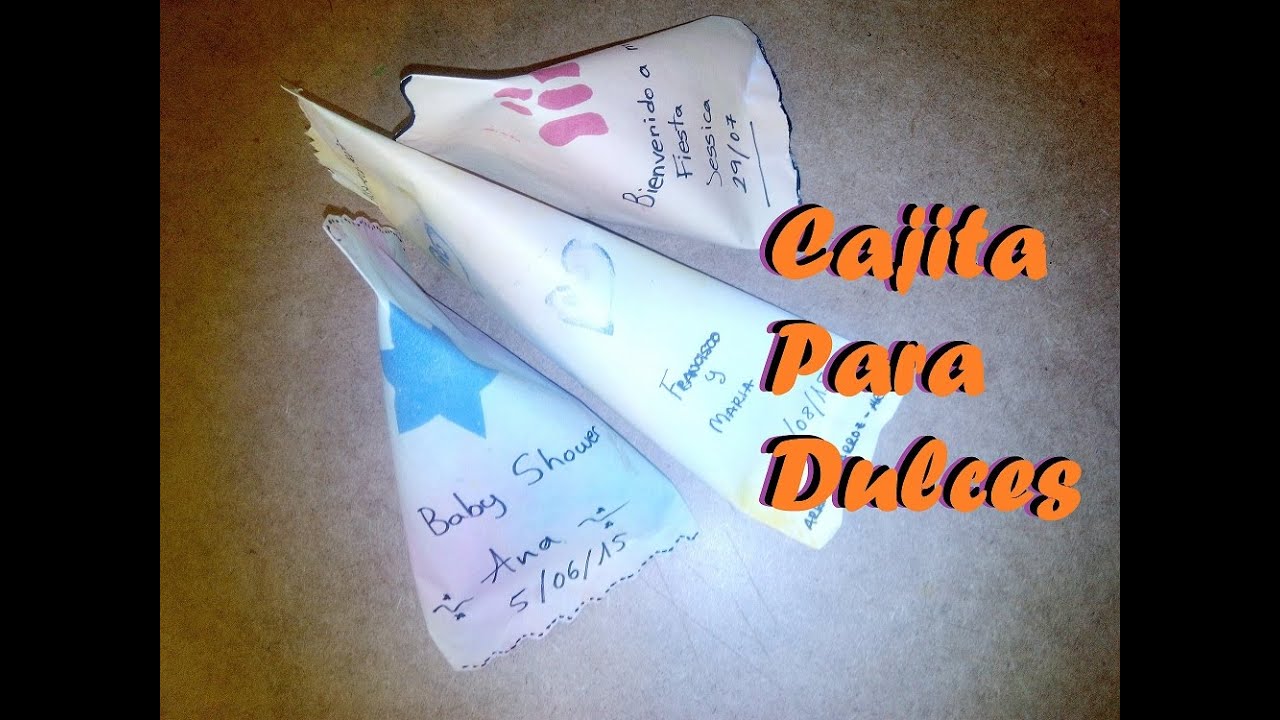 Cajita para Dulces Caramelos O Chuches [SUPER FÁCIL]