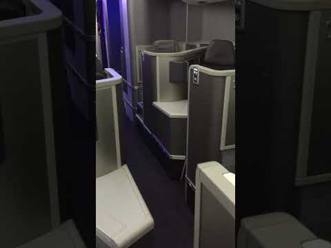 American Airlines Business Class Lay Flat Seat